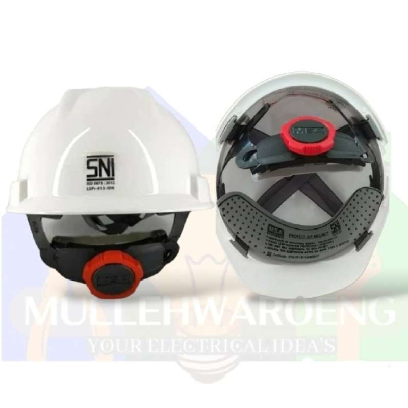 Jual Safety Helmet Sni Msa Lokal Helm Proyek + Sarang Putar Fastrack ...