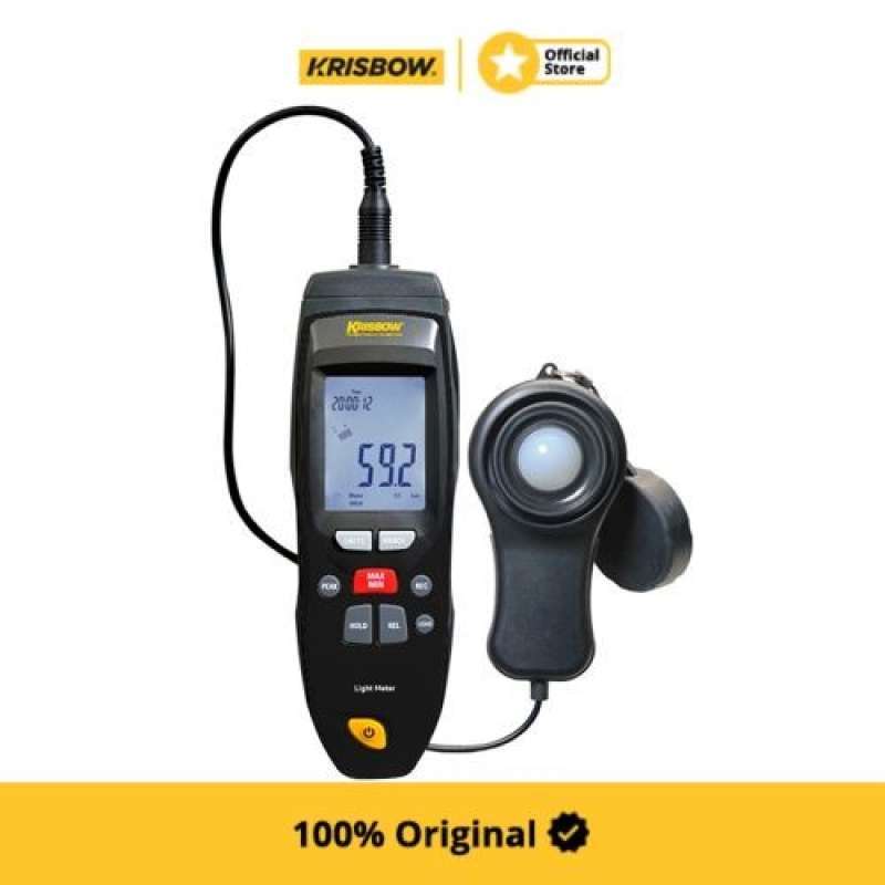 Jual Krisbow Alat Ukur Light Meter Datalogger 400.000 Lux Pro Di Seller ...
