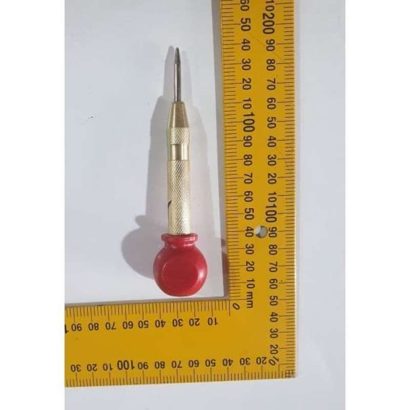 Jual Marking Merah Bulat Drip Punch Center Otomatis Penitik Besi Mesin ...