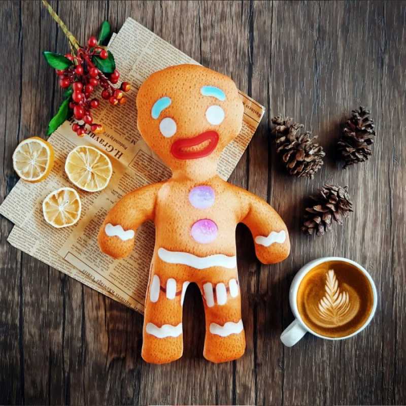 Promo Boneka Plushies Kue Jahe Lucu Medium Buat Tukar Kado Atau Hadiah ...