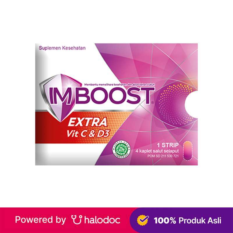 Jual Imboost Extra Vit C & D3 4 Kaplet Di Seller Apotek Anhza Tangerang - Bakti Jaya, Kota ...