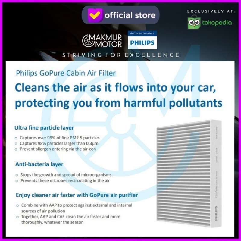 Promo Gopure Cabin Air Filter / Filter Ac Innova Zenix All Type Terbaik ...