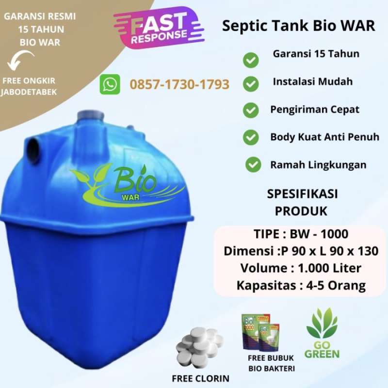 Jual Septic Tank Bio, Biotank, Biofil, Biotech, Biovic 1000 Liter Di ...