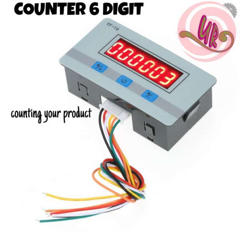 Jual Counter 6 Digit Mesin Hitung Limit Switch Atau Sensor Proximity ...