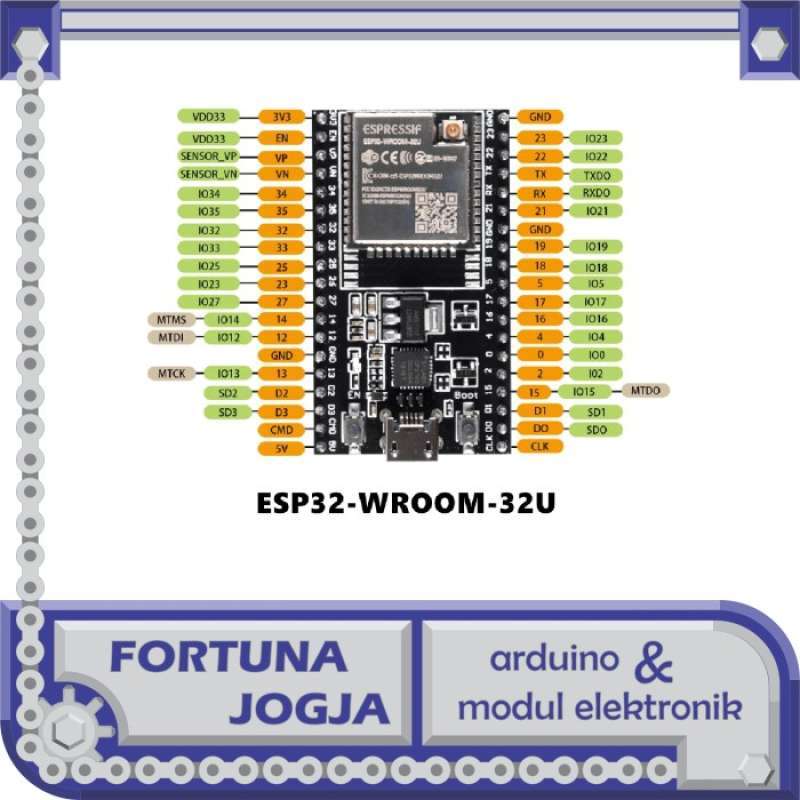 Jual Esp32 Devkitc V4 Esp Wroom 32d 32u Development Board Di Seller Yama - Cengkareng Timur ...