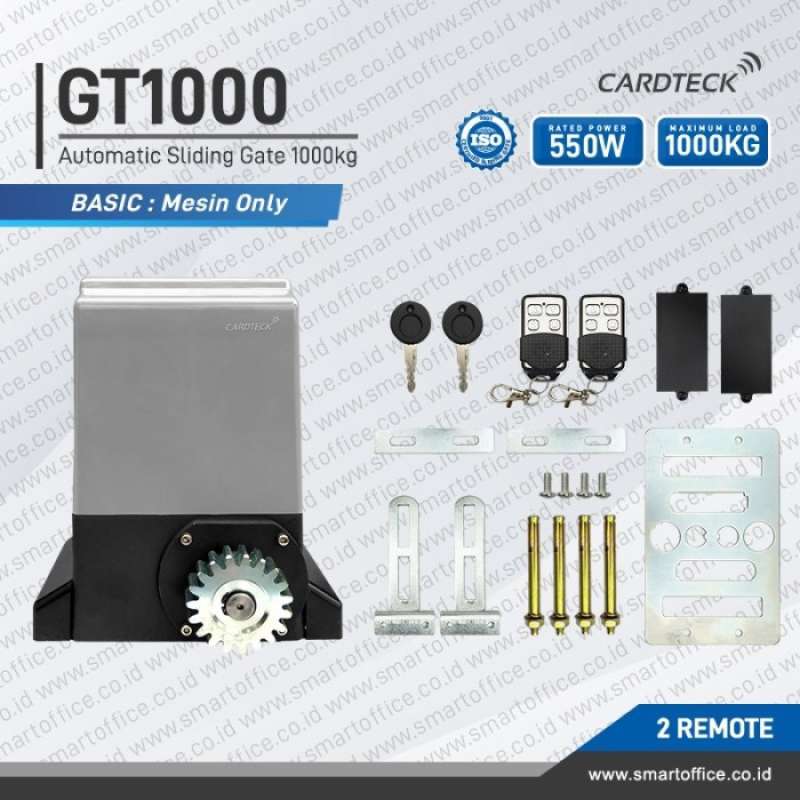 Jual Powerful Sliding Gate Otomatis 1000kg Cardteck Gt1000 Standard ...