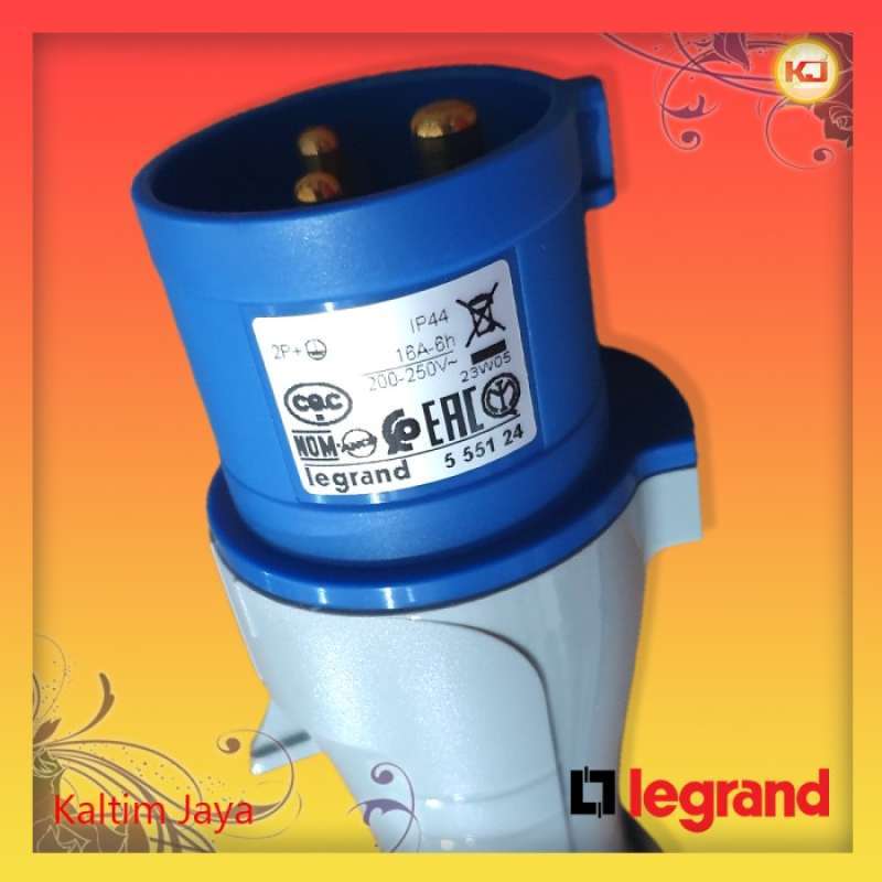 Jual Industrial Plug/socket Mobile/surface Mounting 16a 3pin Legrand 2p+e 3 Pin Ip44 Steker ...