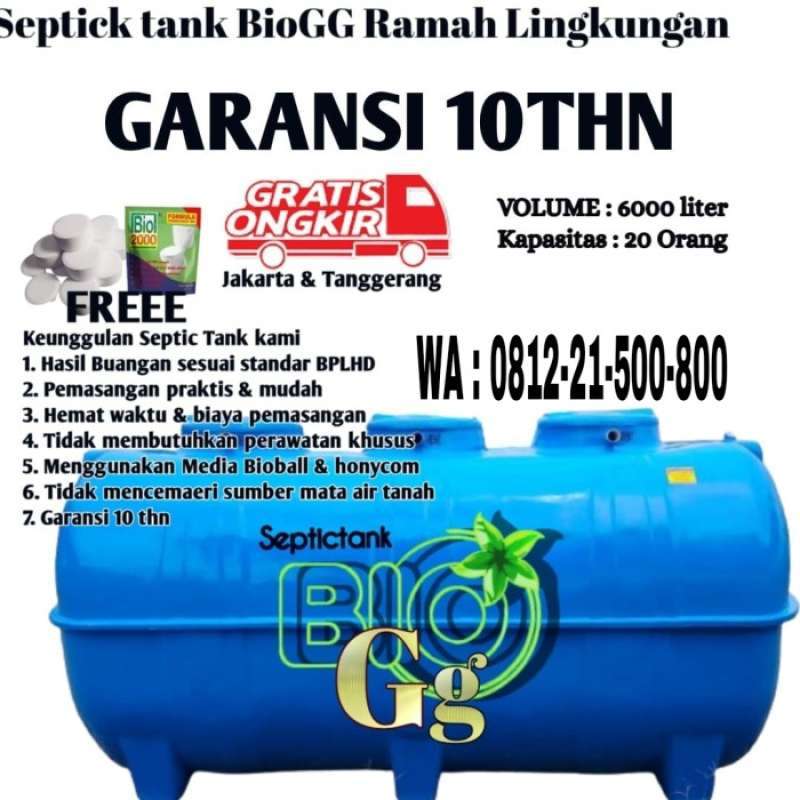 Jual Septic Tank , Septic Tank Bio , Biotech, Biotecho 6000 Liter Di ...