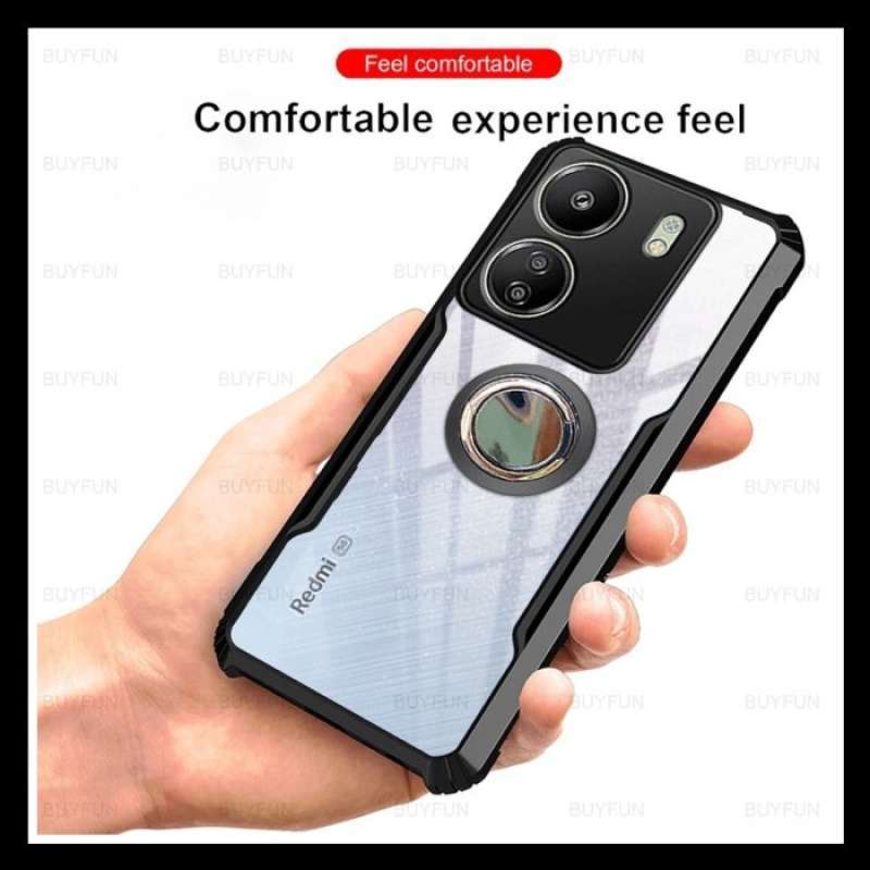 Promo Xiaomi Redmi 13c 4g Nfc Rzants Blade Ring O.r.ig.in.al Case Hard ...