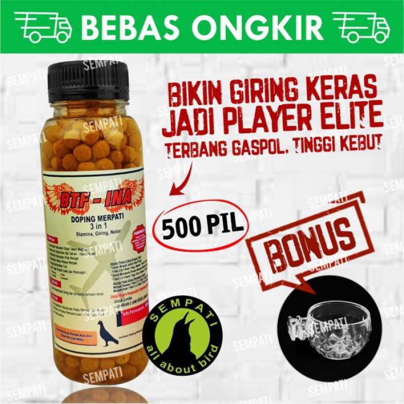 Promo Pil Merpati Btf Ina Doping Terbang Vitamin Harian Sukses Ternak ...