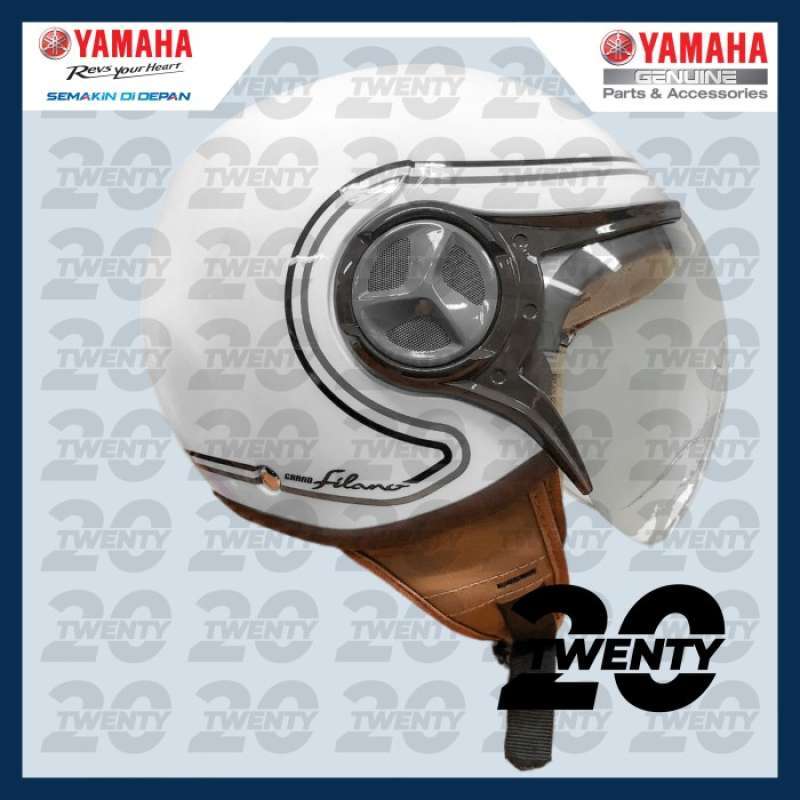Jual Helm Oem Yamaha Grand Filano White Original - Xl Di Seller Move-id ...