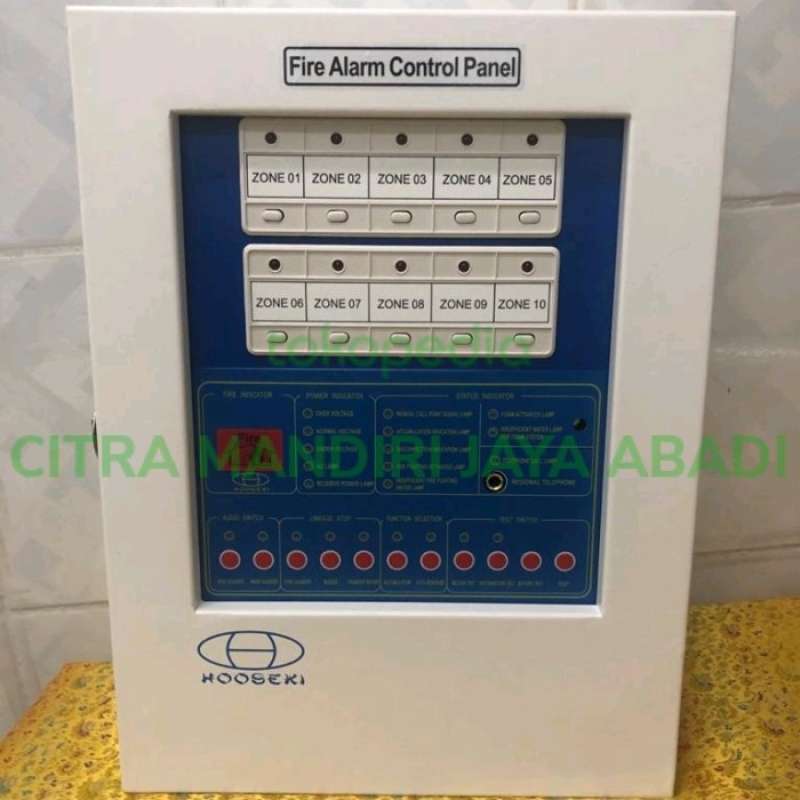 Jual Hooseki Fire Alarm Control Panel Mcfa 10 Zone Zona Hs-10l Original ...