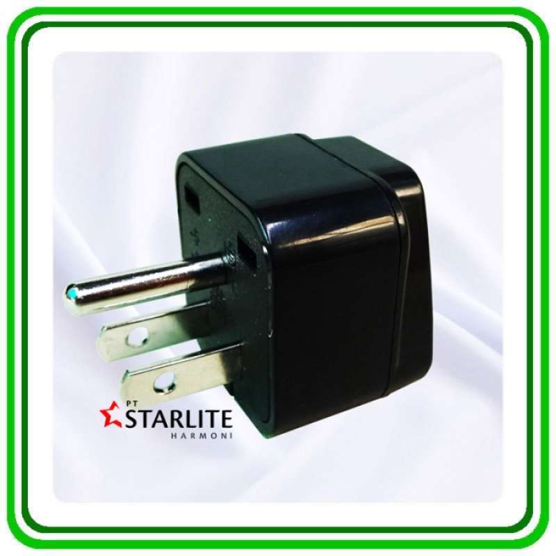 Jual Usa - Universal Steker Adapter Oversteker Colokan 10a / 250v - Hitam Di Seller Aghanim ...