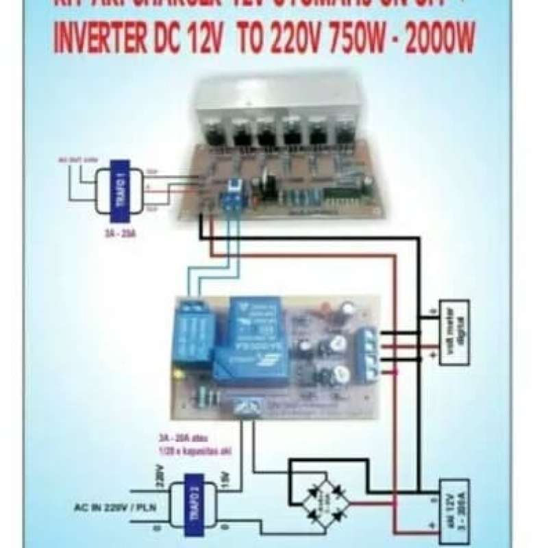 Jual Kit Inverter Dan Kit Aki Charger 12v Modul Ups Di Seller Shin Store - Cengkareng Timur ...