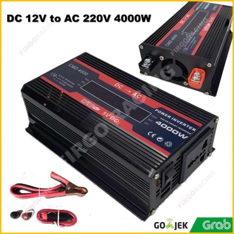 Jual Power Inverter 4000 Wattvdc 12v To Ac 220v Lcd Display Digital Di ...