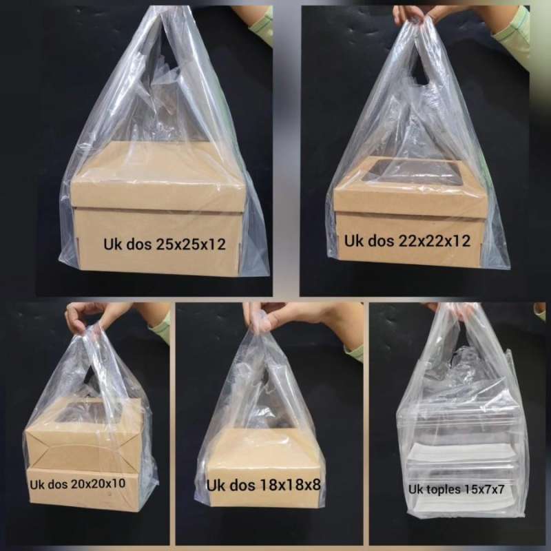 Jual Kantong Kresek Plastik Bening Pe Pex Hdpe Ukuran 15 20 25 30 35 Di ...