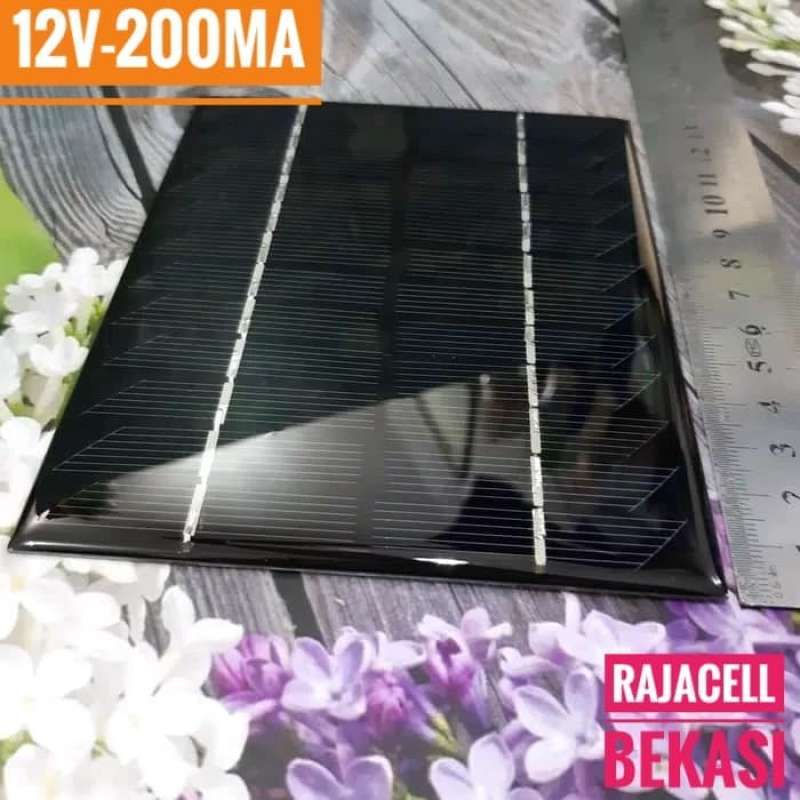 Jual Panel Surya Mini Solar Cell 12v 200ma 135x110mm Monocrystalline ...
