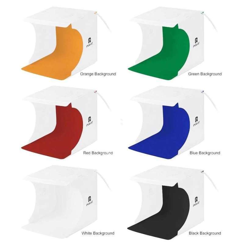 Jual Photo Studio Mini Softbox Lightbox Ring Light With 6 Backdrop ...