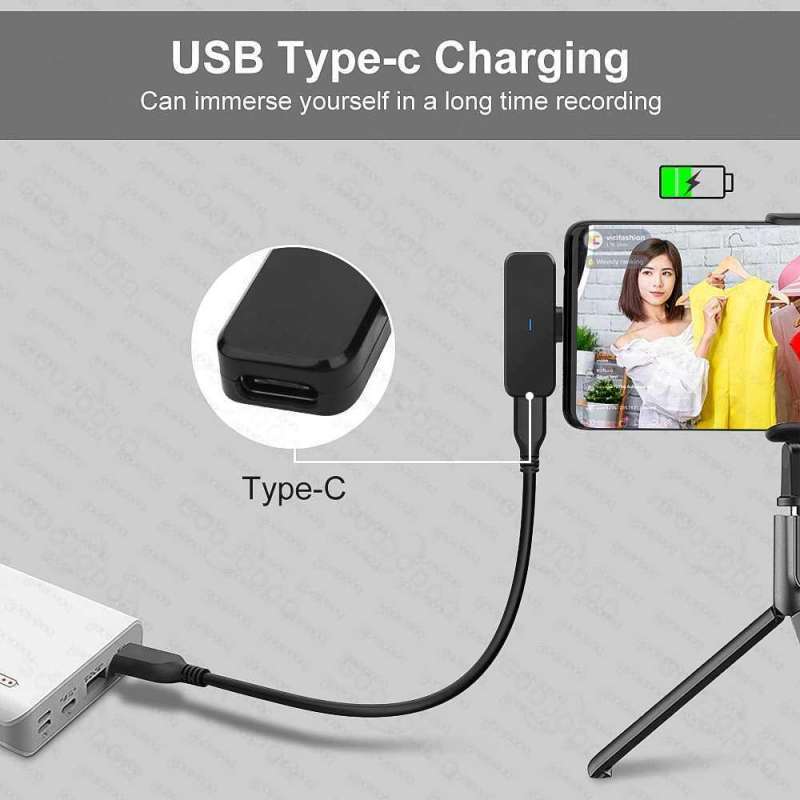 Jual Goojodoq Microphone Wireless Portable Lavalier Mic Kit 2.4g Usb Type C Go20 Di Seller ...