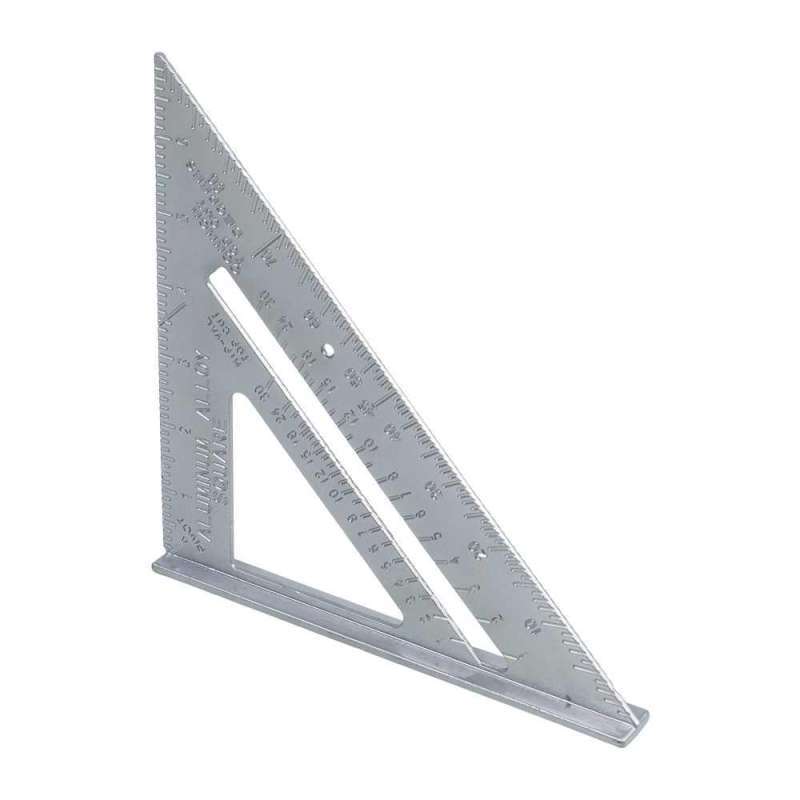 Jual Penggaris Siku Mistar Triangle Ruler Aluminium Vk18 Penggaris Besi ...