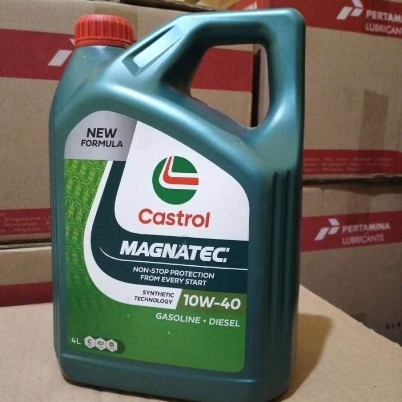 Promo Oli Castrol Magnatec 10w/40 Sn/cf - 4 Liter New Formula Gasolin ...