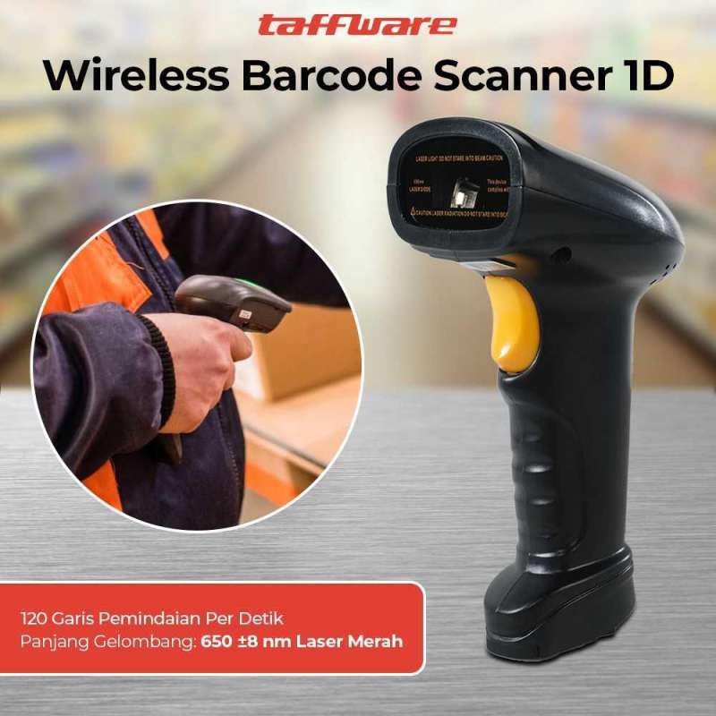 Jual Wireless Barcode Scanner Pemindai Kode Batang 1d Yk-w910 Jasa ...
