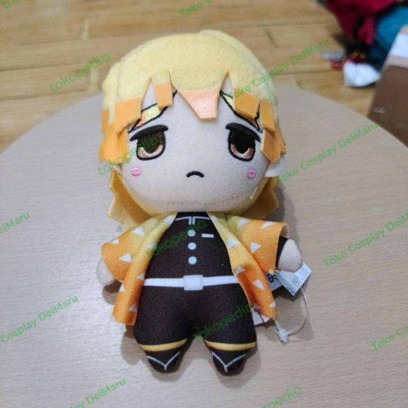 Promo Banpresto Plushie Zenitsu Plush Doll Original Japan Demon Slayer ...
