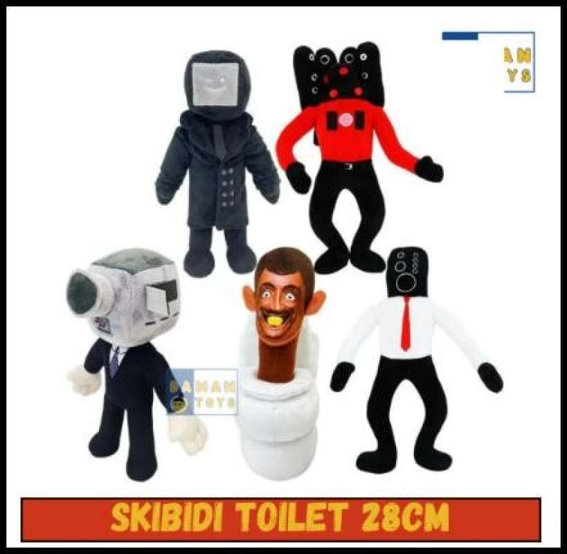 Promo [skbd]boneka Skibidi Toilet Siren Head Pajangan Speakerman ...