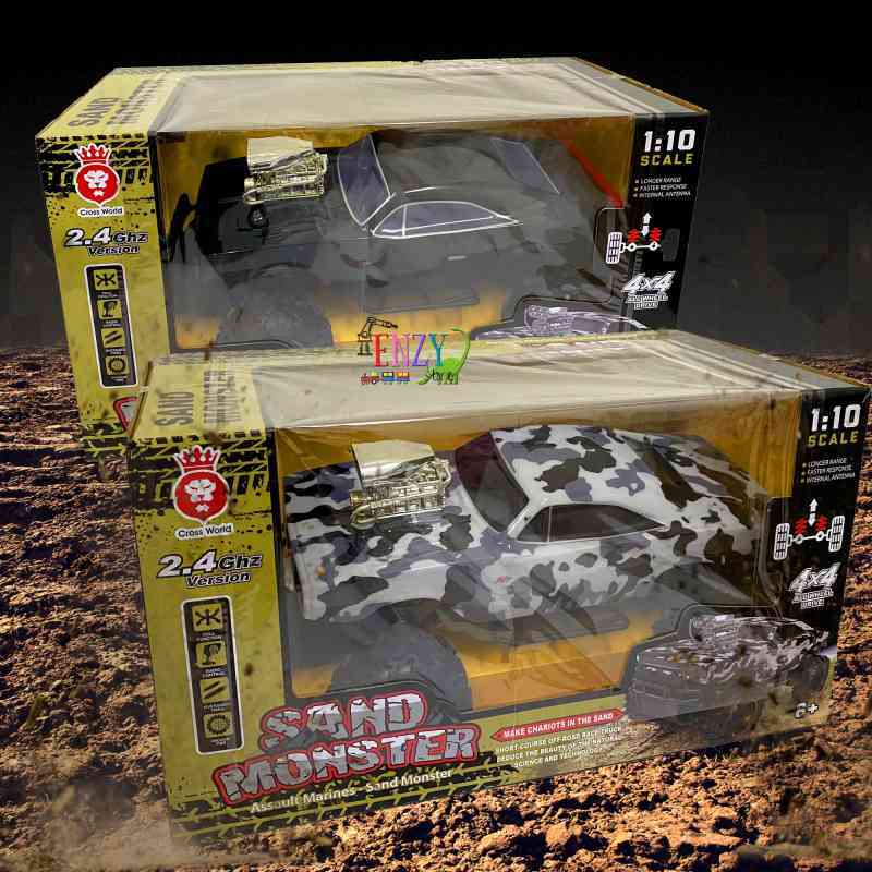 Jual Mainan Mobil Jeep Remote Control Sand Monster Rc Rock Crawler ...