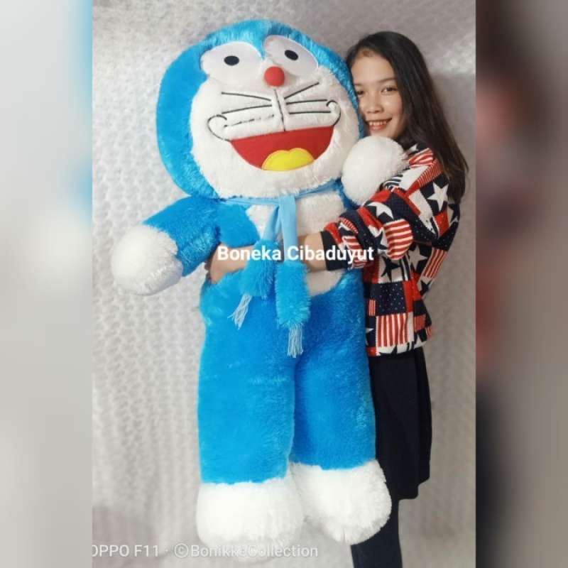 Promo Boneka Doraemon Jumbo 1 Meter Berdiri Bagus Diskon 23% Di Seller ...