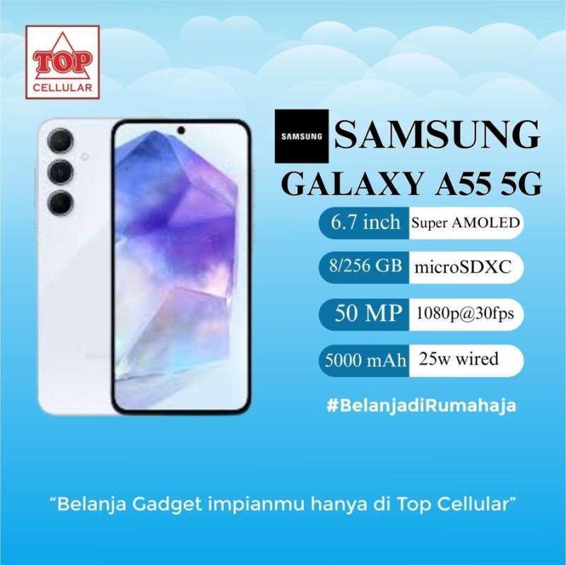 Jual Samsung Galaxy A55 [8/256 Gb] - Garansi Resmi Di Seller Top ...