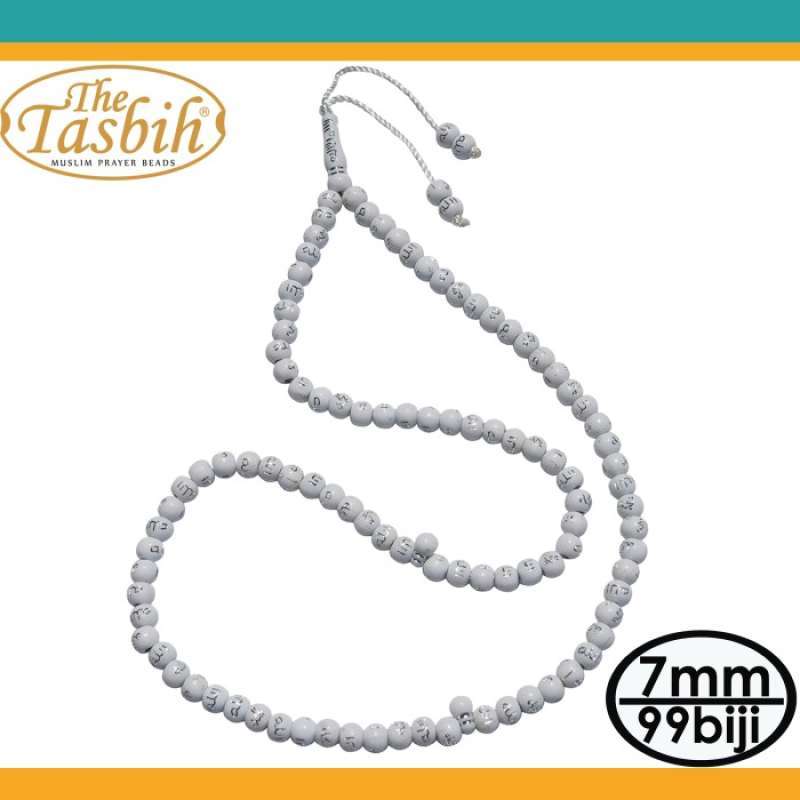 Jual Tasbih 99 Ukiran Allah Muhammad Tasbeh Putih - Thetasbih - Coklat ...