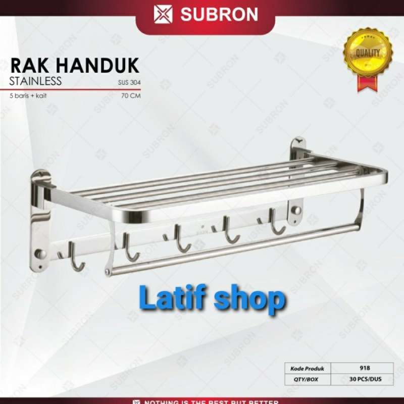 Promo Rak Handuk Stainless Sus 304 5 Baris Lipat Pkus Kapstok Diskon 33 ...