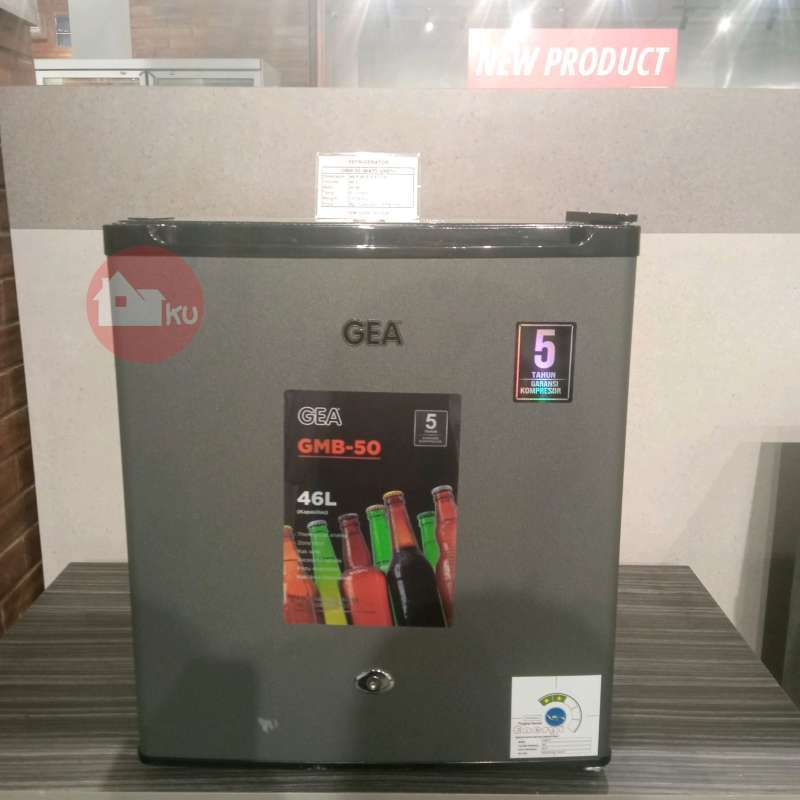 Jual Gea Minibar Gmb-50 Mattgrey & Inox/minibar Kapasitas 46l/minibar ...