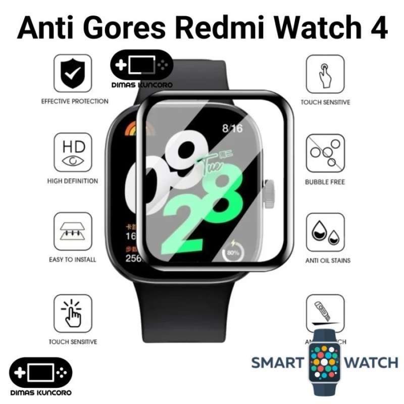 Jual Anti Gores Redmi Watch 4 Pelindung Layar Xiaomi Hydrogel Curved Di ... Jual Anti Gores Redmi Watch 4 Pelindung Layar Xiaomi Hydrogel Curved Di ...