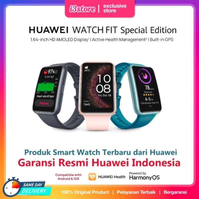 Jual Huawei Watch Fit Se Special Edition Smartwatch Jam Pintar Built-in ...