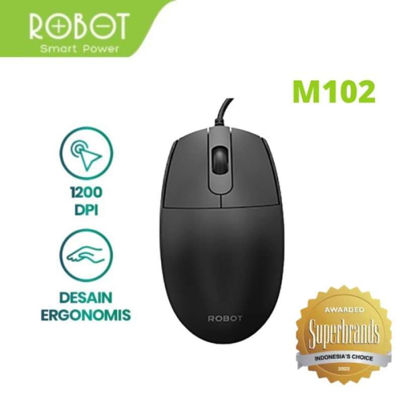 Jual Robot M102 Mouse Usb Kabel 1200dpi Mouse Kantor Di Seller Jete ...
