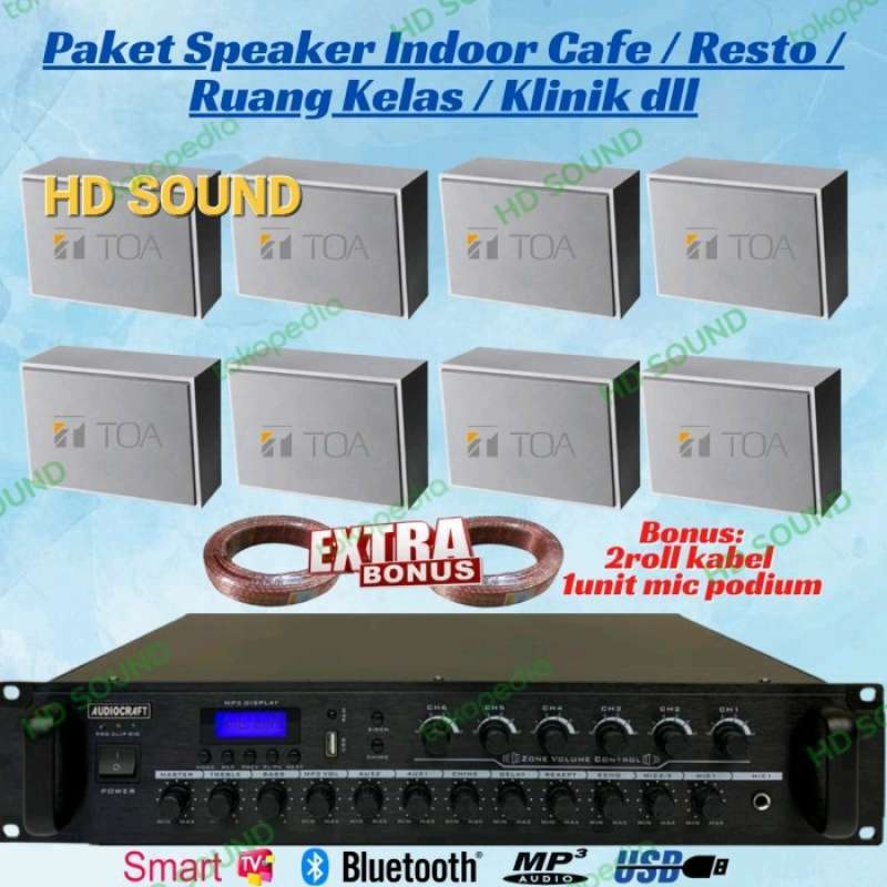 Promo Paket Speaker Box Indoor Toa + Selector+alarm Emergency (star 8 ...