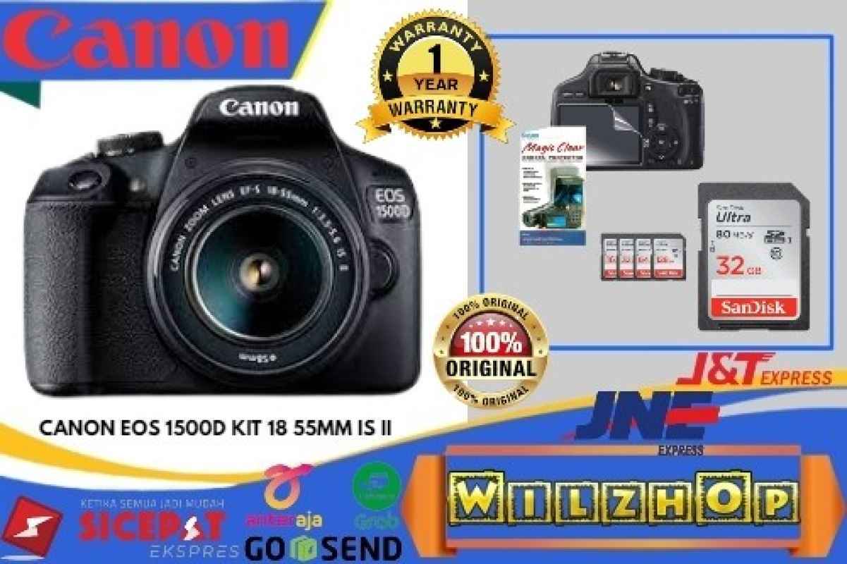 Promo Canon Eos 1500d Kit 18 55mm Is Ii Diskon 23% Di Seller Ryoma Store - Kebon Kacang, Kota ...
