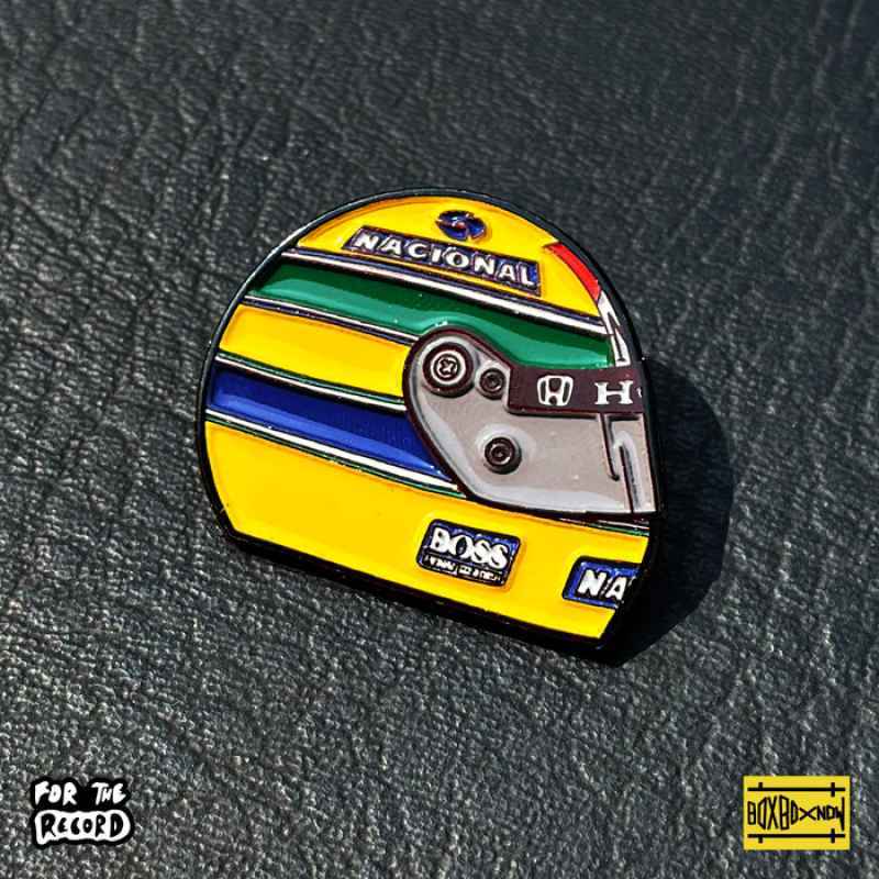 Jual Pin Enamel F1 Ayrton Senna Helmet By Boxboxnow Di Seller Zati Shop ...