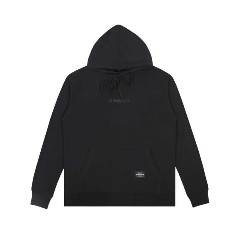 Jual Dobujack Little Logo Black On Black Hoodie - Hitam M Di Seller ...