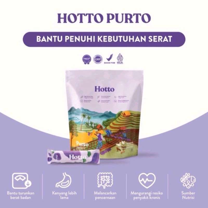 Jual Hotto Purto Multigrain With Purple Potato 16 Sachet Di Seller Agen ...