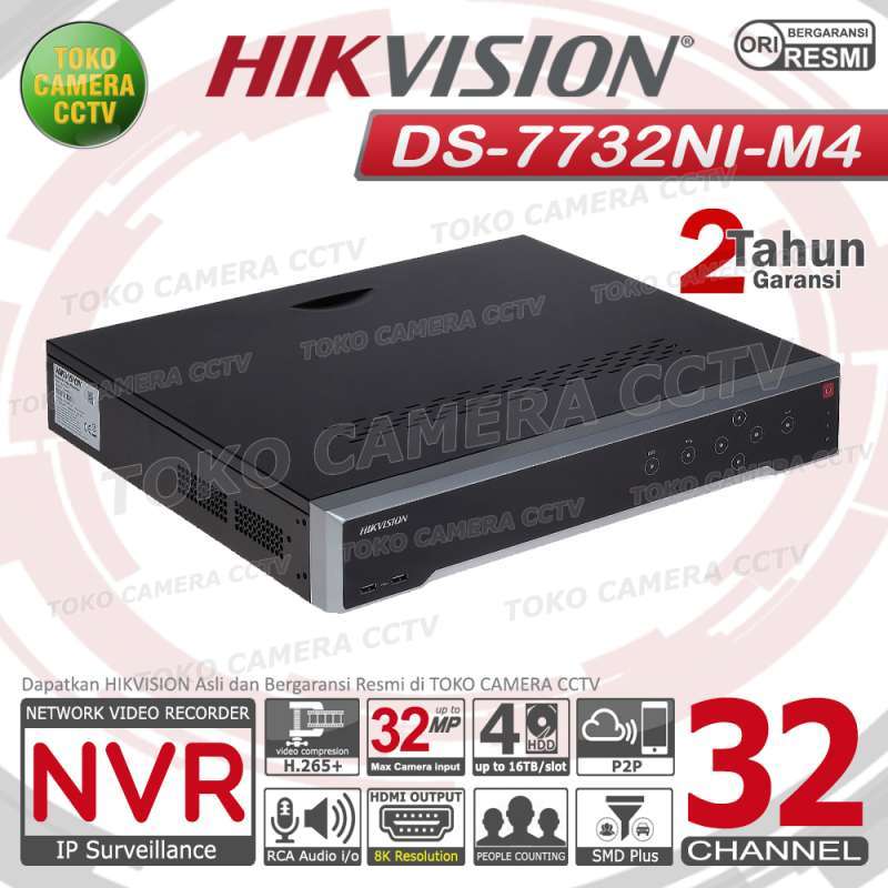 Jual Nvr 32 Channel Hikvision Ds-7732ni-m4 Nvr Hikvision 32ch 32mp Di ...