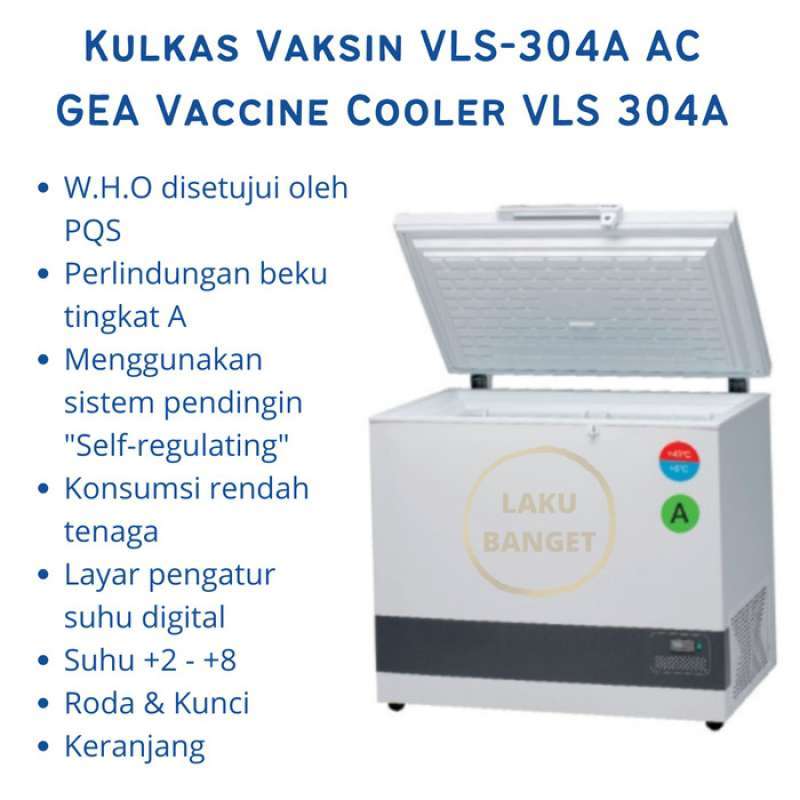 Jual Kulkas Vaksin Vls-304a Ac / Gea Vaccine Cooler Vls 304a Resmi Terbaik Di Seller Allpucart ...