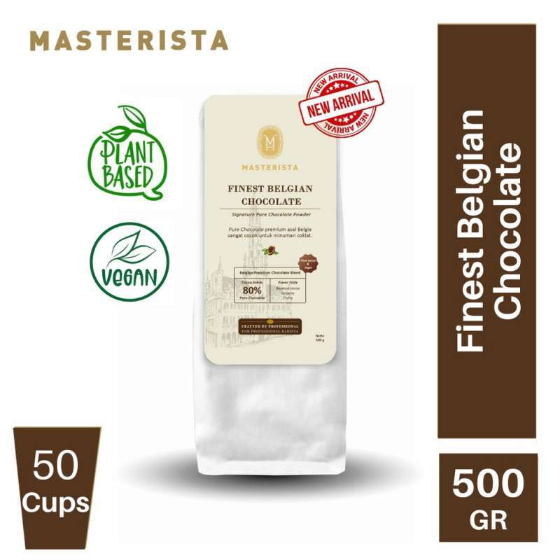 Jual Masterista Finest Belgian Chocolate Powder 500gr / 80% Pure Chocolate Di Seller Jakarta ...