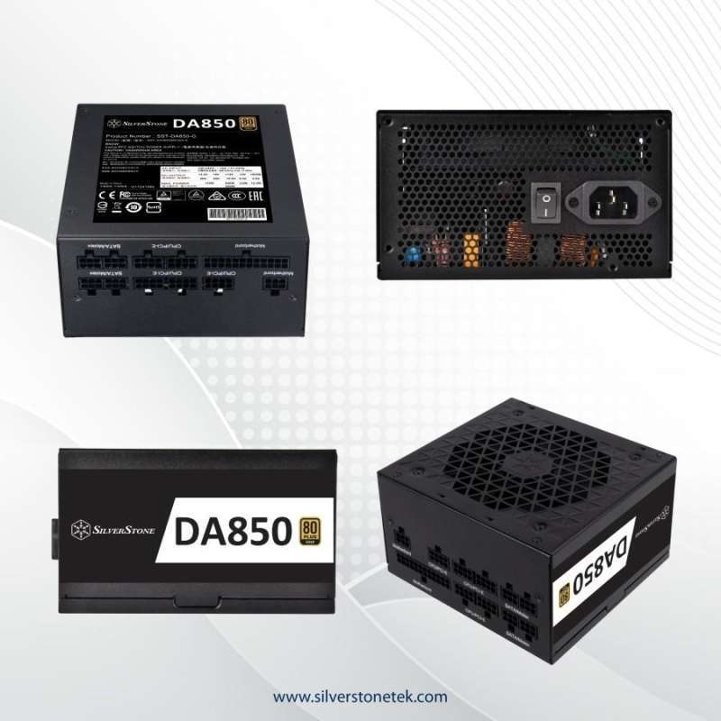 Jual Psu Silverstone Da850-g (80+ Gold Full Modular) 850 Watt ...