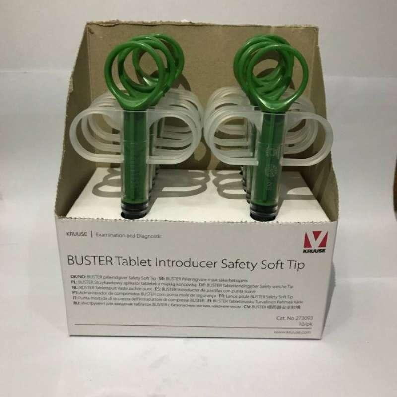 Promo Buster Tablet Introducer Safety Soft Tip / Pelontar Pil / Pet ...