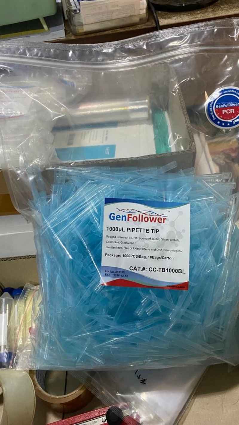 Promo 1000ul Pipette Tips Non Sterile Blue Tips Bulk Pack Diskon 23% Di ...