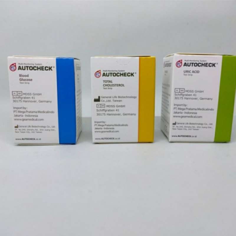 Promo Paket Strip Auto Chek Glucose, Coles, Urid Acid Diskon 23% Di ...