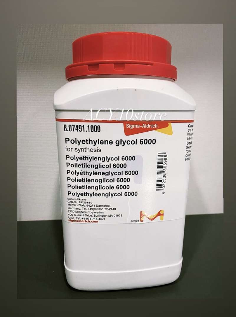 Promo Merck 8.07491.1000 Polyethylene Glycol 6000 1kg Diskon 23% Di ...
